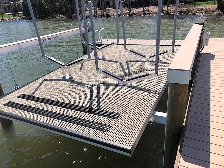 Shop Four Piling Cable Boat Lifts: Durable & Efficient Marine Solutions ...